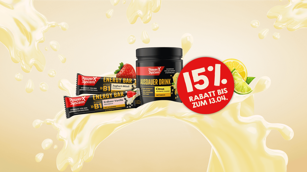 Aktion Ausdauer Drink + Energy Bars – Power-System-Shop